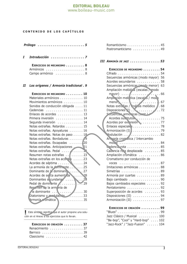 El lenguaje de la Armonía. Libro de ejercicios – Acentto – Viña del Mar